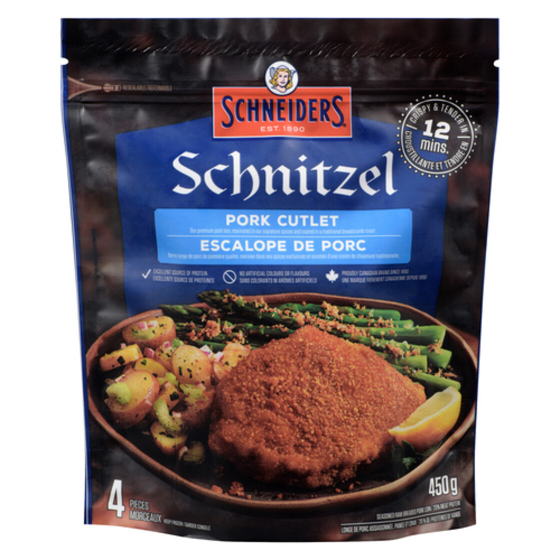 Schneiders Frozen Schnitzel Pork Cutlets 450 g - Voilà Online Groceries ...