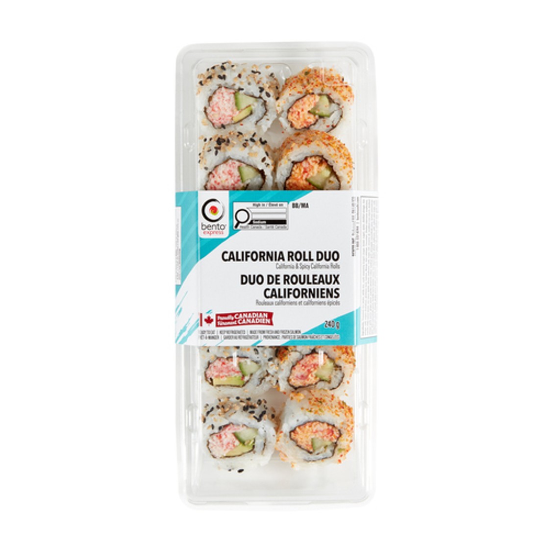 Bento Box Sushi California Roll Duo 240 g - Voilà Online Groceries & Offers