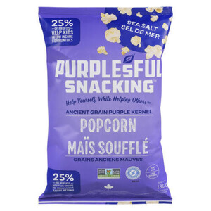 Purplesful Snacking Popcorn Sea Salt 136 g - Voilà Online Groceries & Offers
