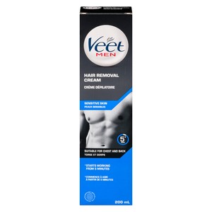 Veet Sensitive Skin Men Chest & Body 200 ml - Voilà Online Groceries ...