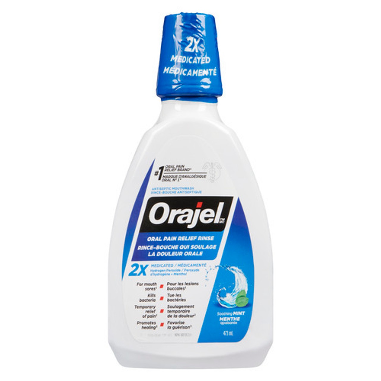 Orajel Oral Pain Relief Rinse 473 ml - Voilà Online Groceries & Offers