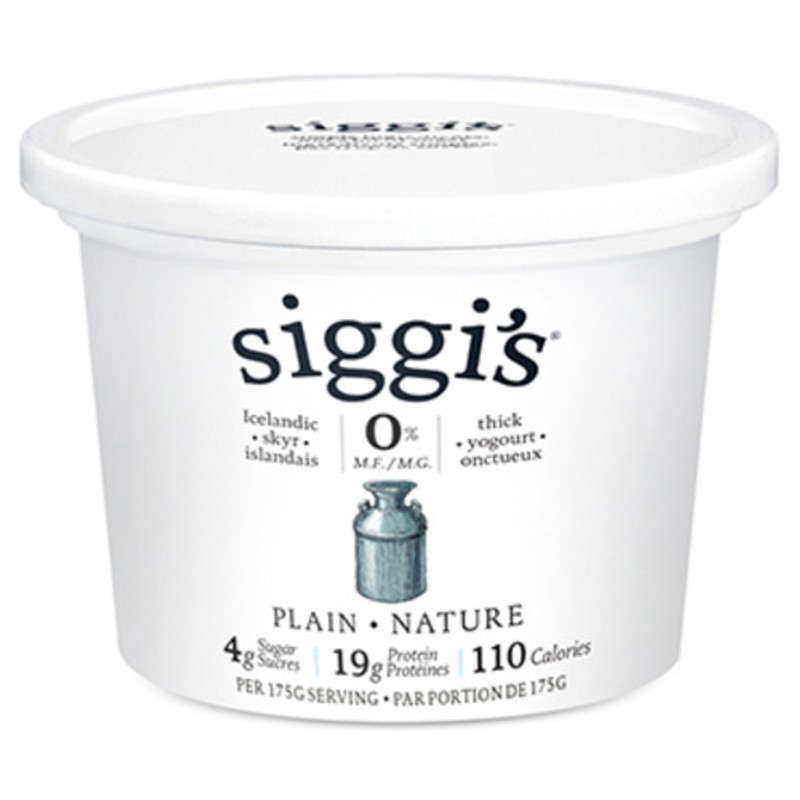 Siggi's 0% Yogurt Plain 500 g - Voilà Online Groceries & Offers