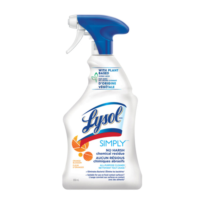 Lysol Simply Plant Based All-Purpose Cleaner 650 ml - Voilà Online ...