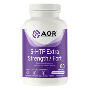 AOR Classic Series Extra Strength 5-HTP 100 mg Vegi-Caps 60 Count - Voilà Online Groceries & Offers