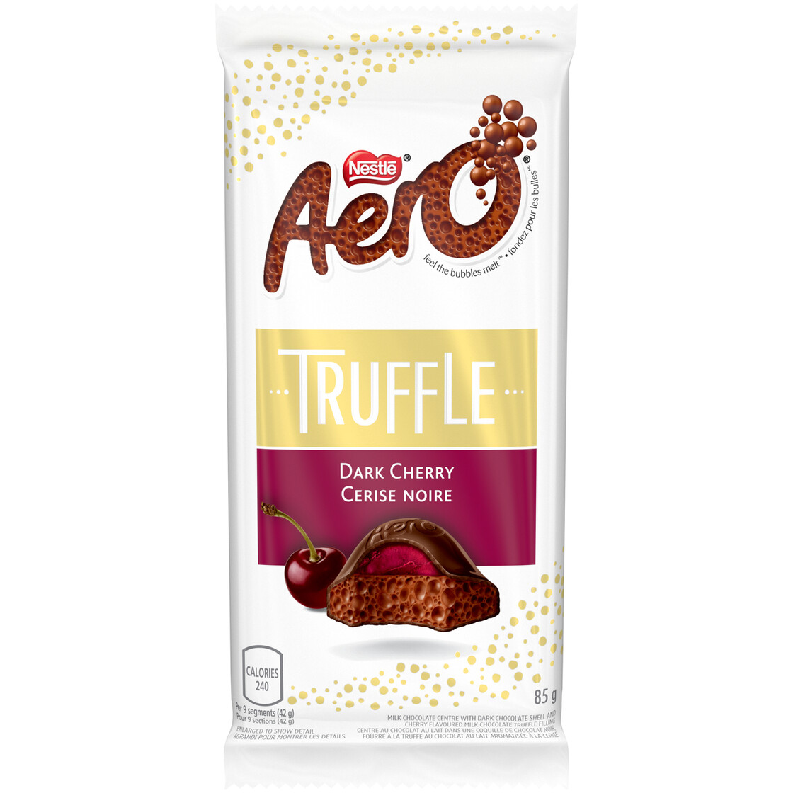 Nestlé Aero Dark Cherry Truffle Chocolate Bar 85 g - Voilà Online ...