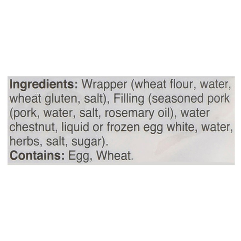 Wong Wing Frozen Uncooked Wonton Pork 550 g - Voilà Online Groceries ...