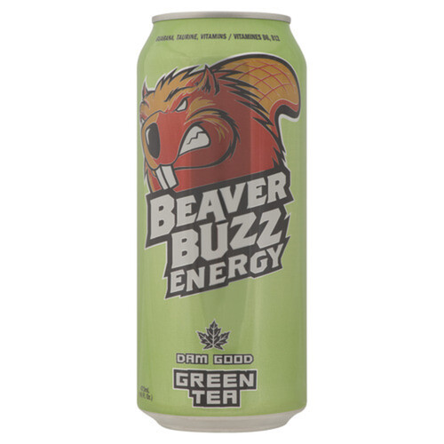 Beaver Buzz Energy Drink Green Tea 473 ml (can) - Voilà Online ...