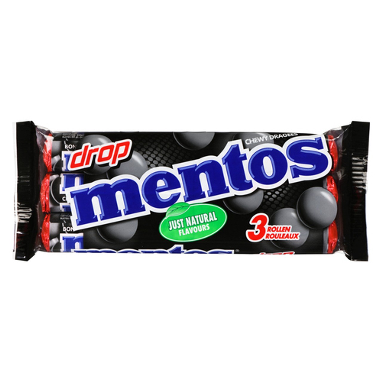 Mentos Licorice Drop 3 x 38 g - Voilà Online Groceries & Offers