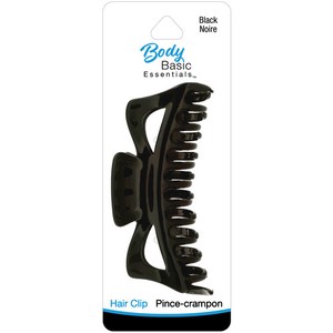 Body Basic Essentials Hair Clip Black Large 1 EA - Voilà Online ...