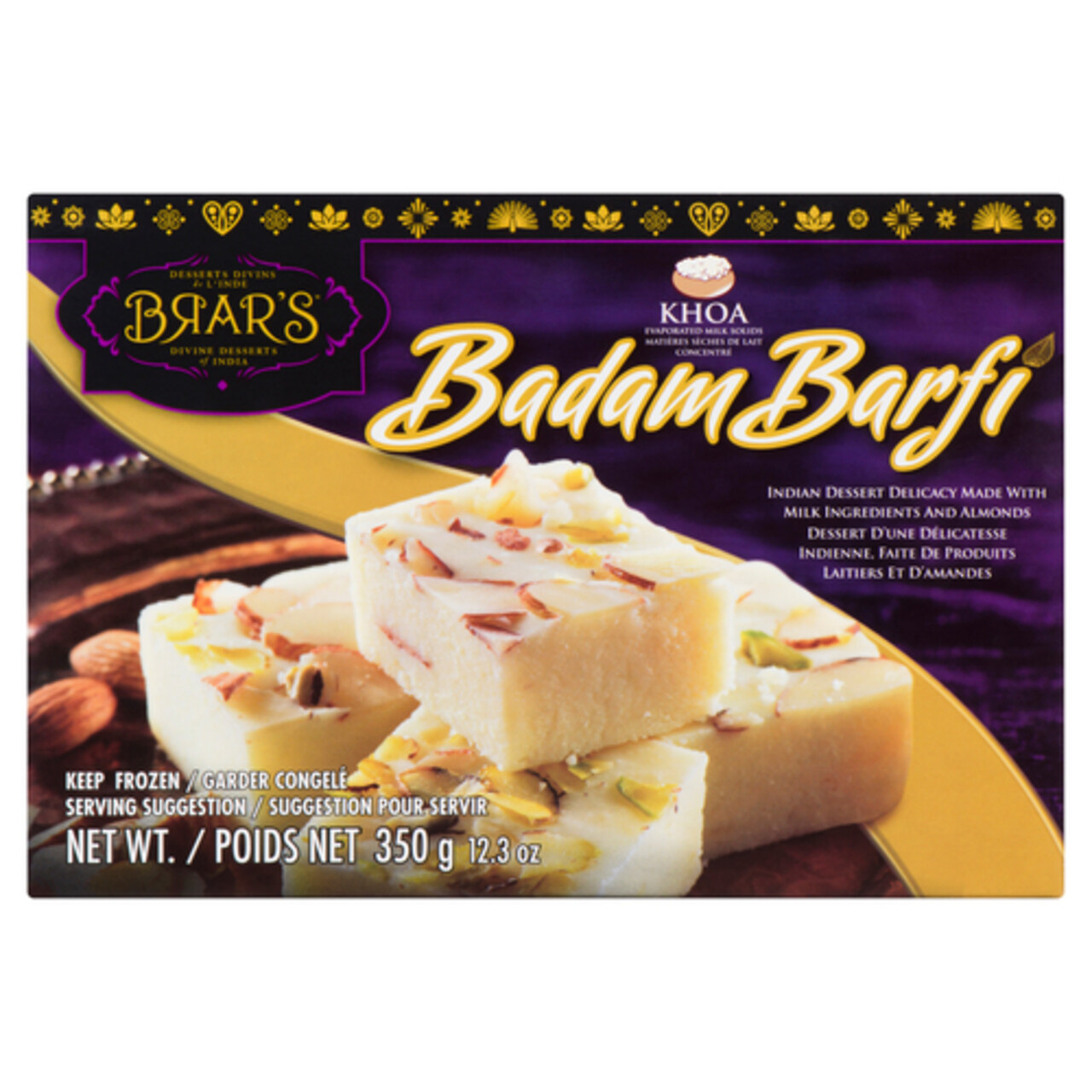 Brar's Badam Barfi Khoa 350 g - Voilà Online Groceries & Offers