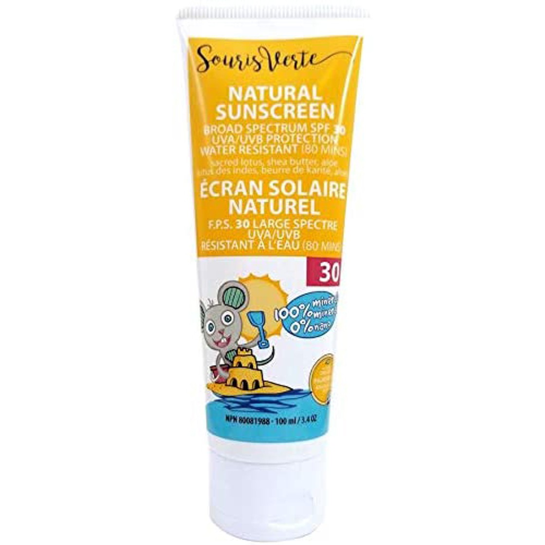 Souris Verte Natural Sunscreen SPF 30 100 ml - Voilà Online Groceries ...