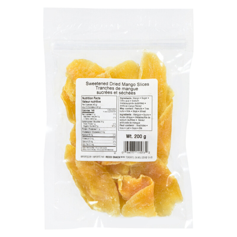 Reddi Snack Dried Slices Mango 200 g - Voilà Online Groceries & Offers