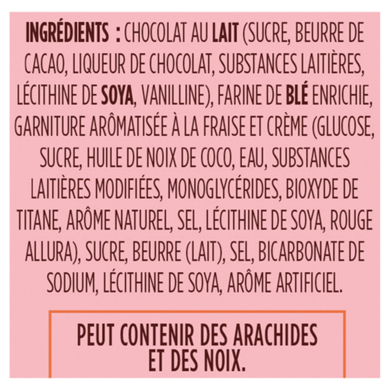 Leclerc Celebration Cookies Strawberry & Creme Truffle 240 g - Voilà ...