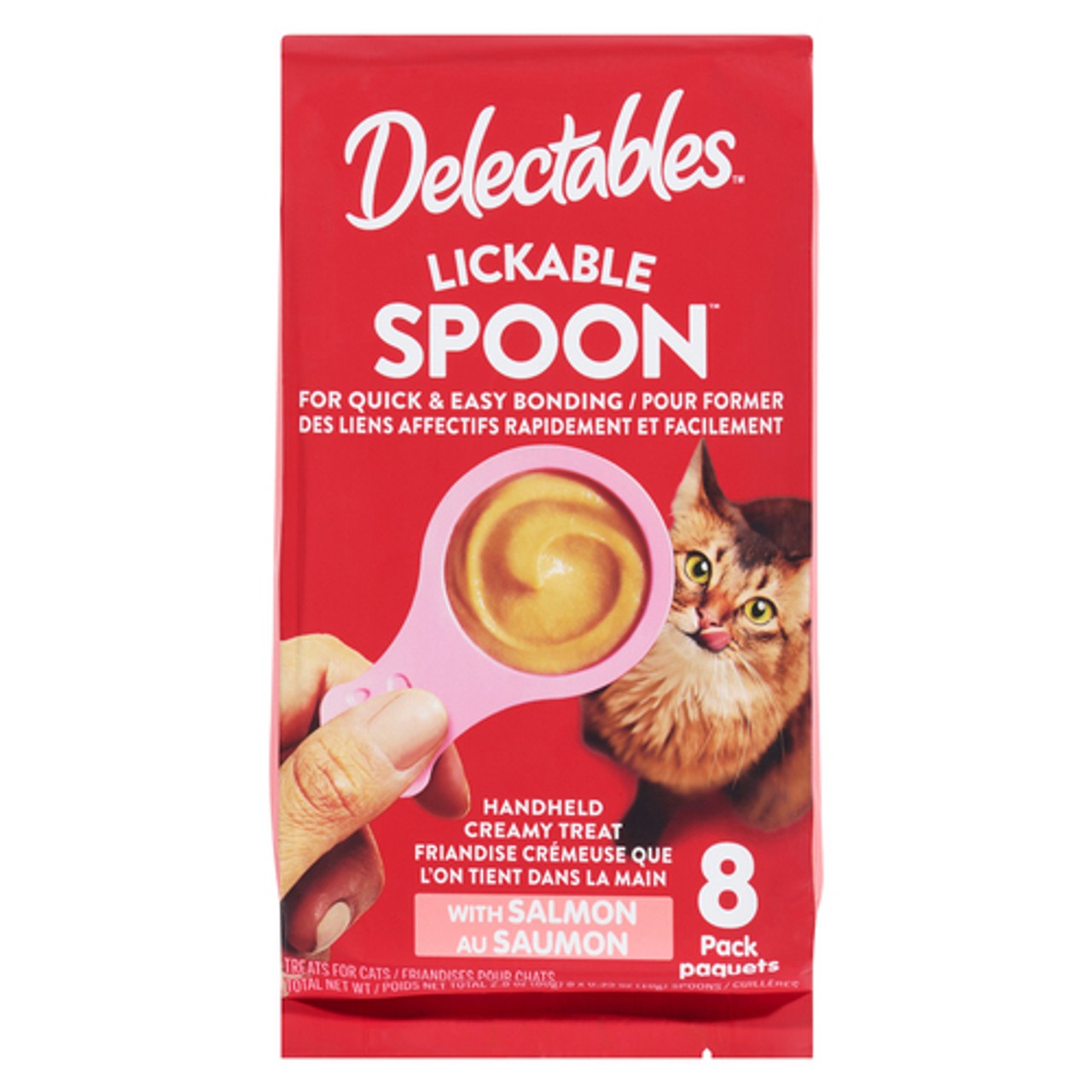 Delectables Lickable Spoon Creamy Treats Salmon 8 x 10 g - Voilà Online ...
