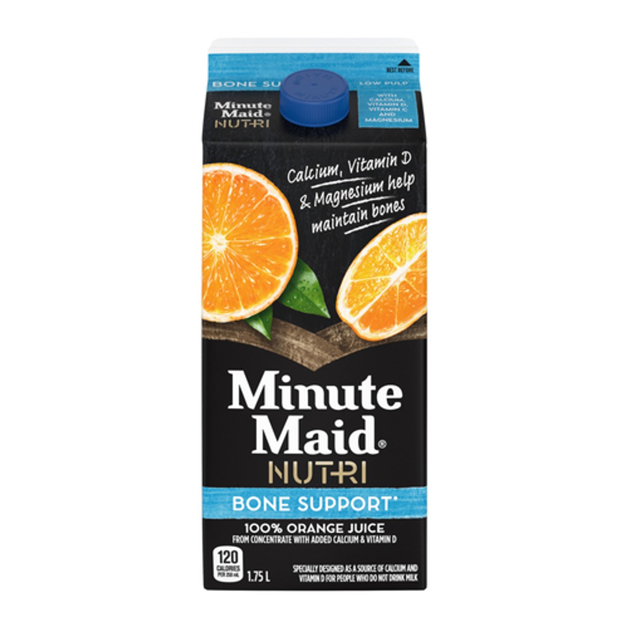 Minute Maid Juice Nutri Bone Support 100% Orange 1.75 L - Voilà Online ...