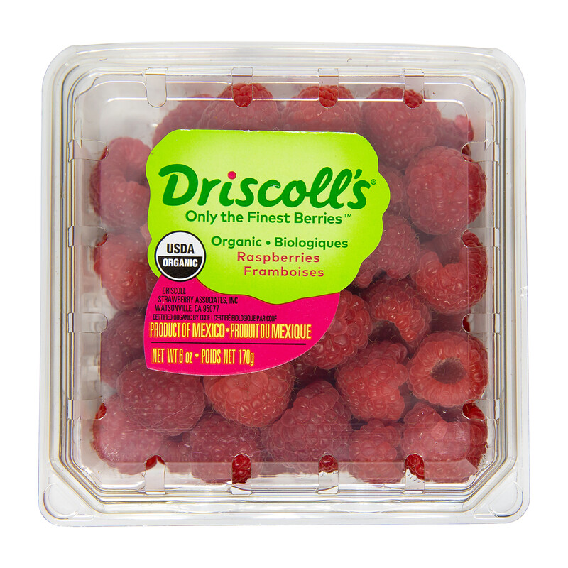 Organic Raspberries 170 g - Voilà Online Groceries & Offers