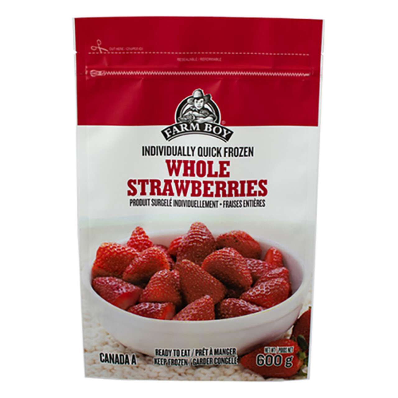 Farm Boy Frozen Whole Strawberries 600 g - Voilà Online Groceries & Offers