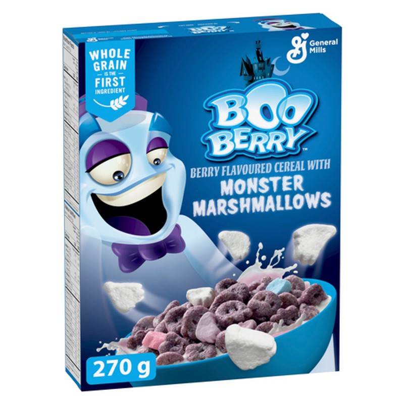 General Mills Boo Berry Cereal with Monster Marshmallows 270 g - Voilà ...