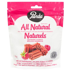 Panda All Natural Raspberry Licorice With Real Raspberry Puree 170 g ...