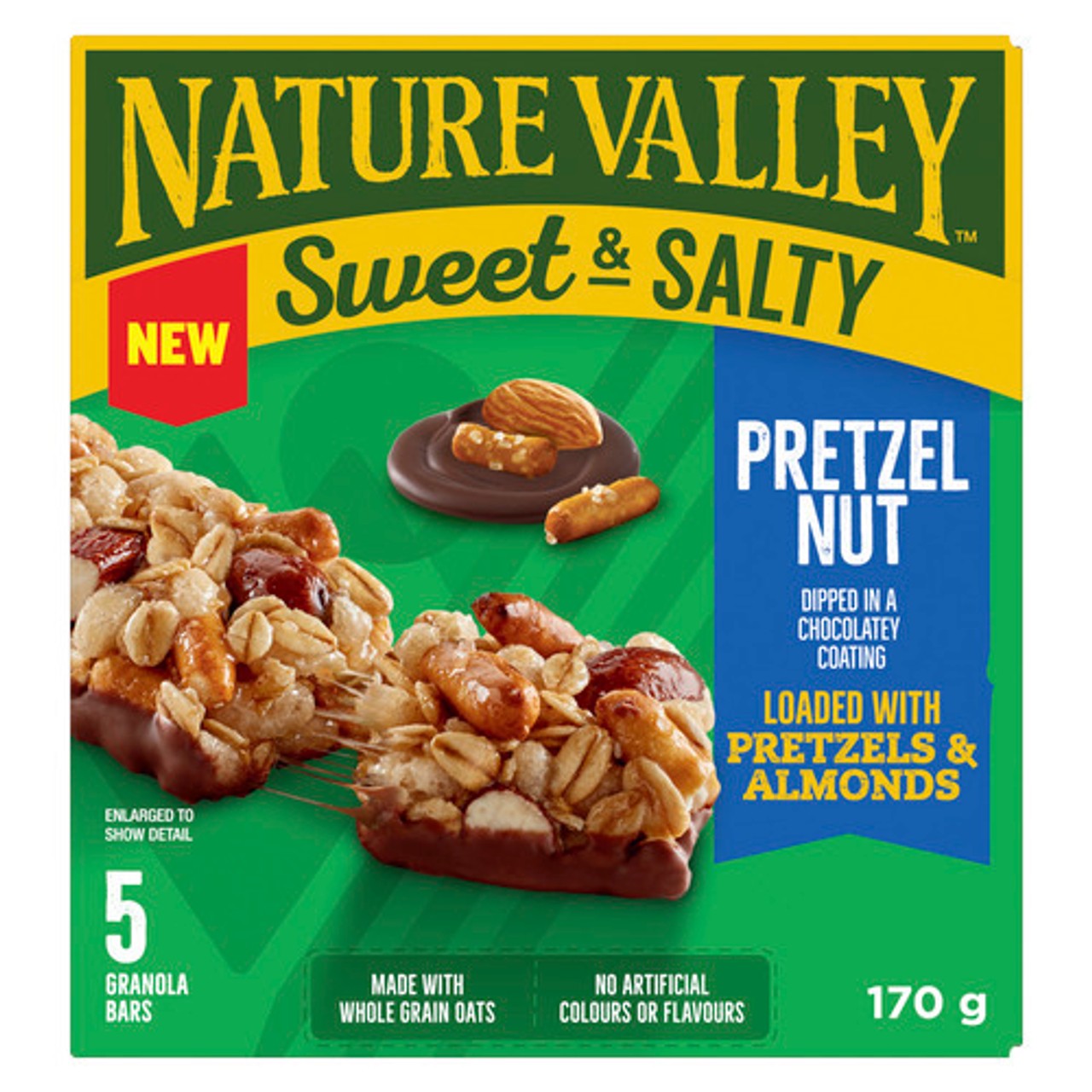 Nature Valley Sweet & Salty Granola Bars Pretzel Nut 170 g - Voilà ...