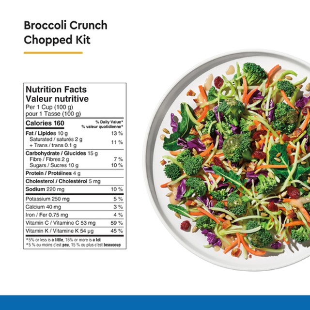 Taylor Farms Chopped Salad Kit Broccoli Crunch 360 g - Voilà Online ...