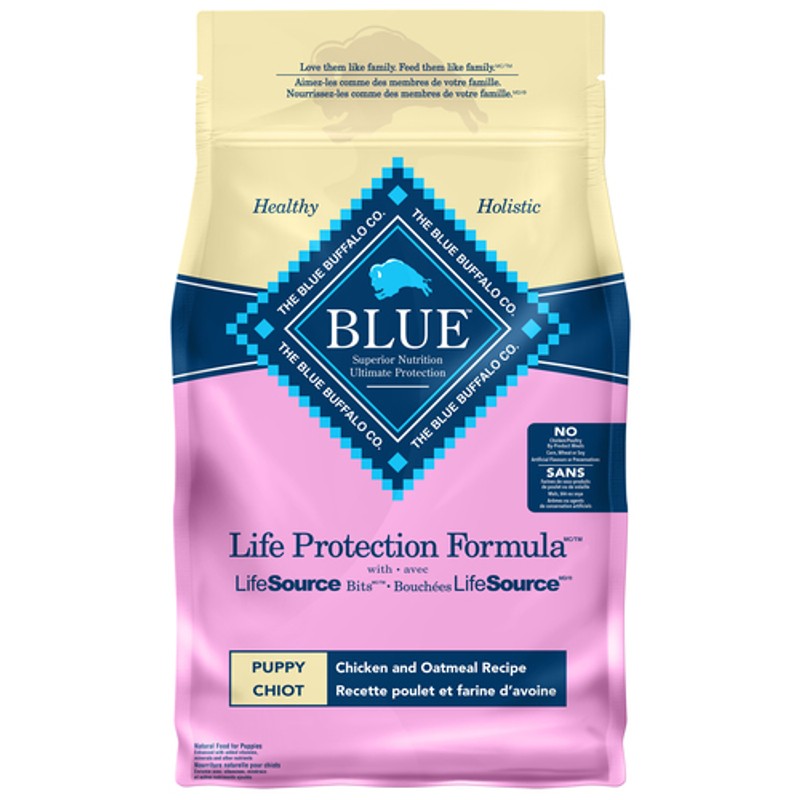 Blue Buffalo Dog Food Small Breed Puppy Life Protection Formula Chicken ...