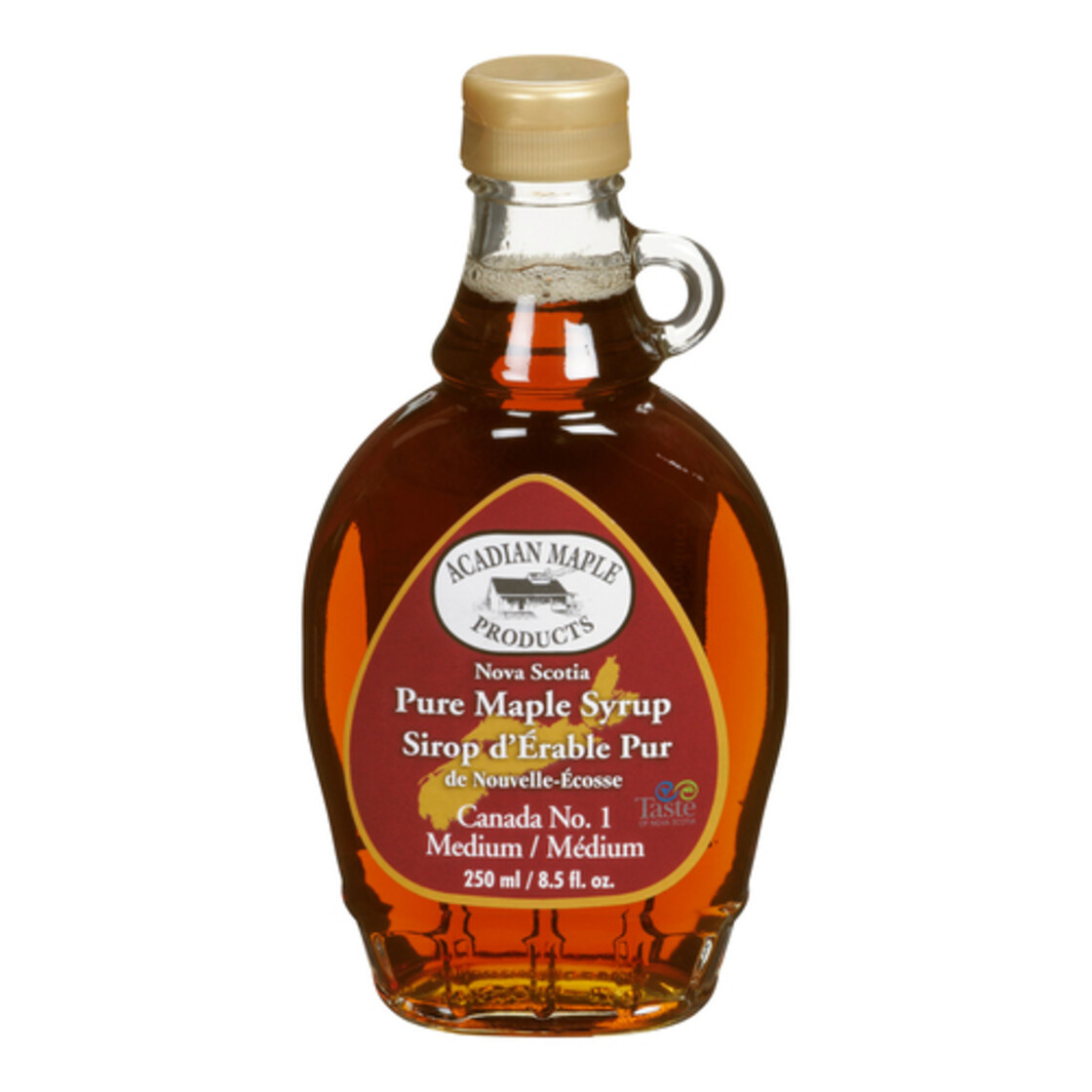 Acadian Maple Glass Bottle Maple Syrup 250 ml - Voilà Online Groceries ...