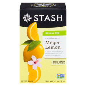 Stash Caffeine-Free Herbal Tea Meyer Lemon 20 Tea Bags - Voilà Online ...