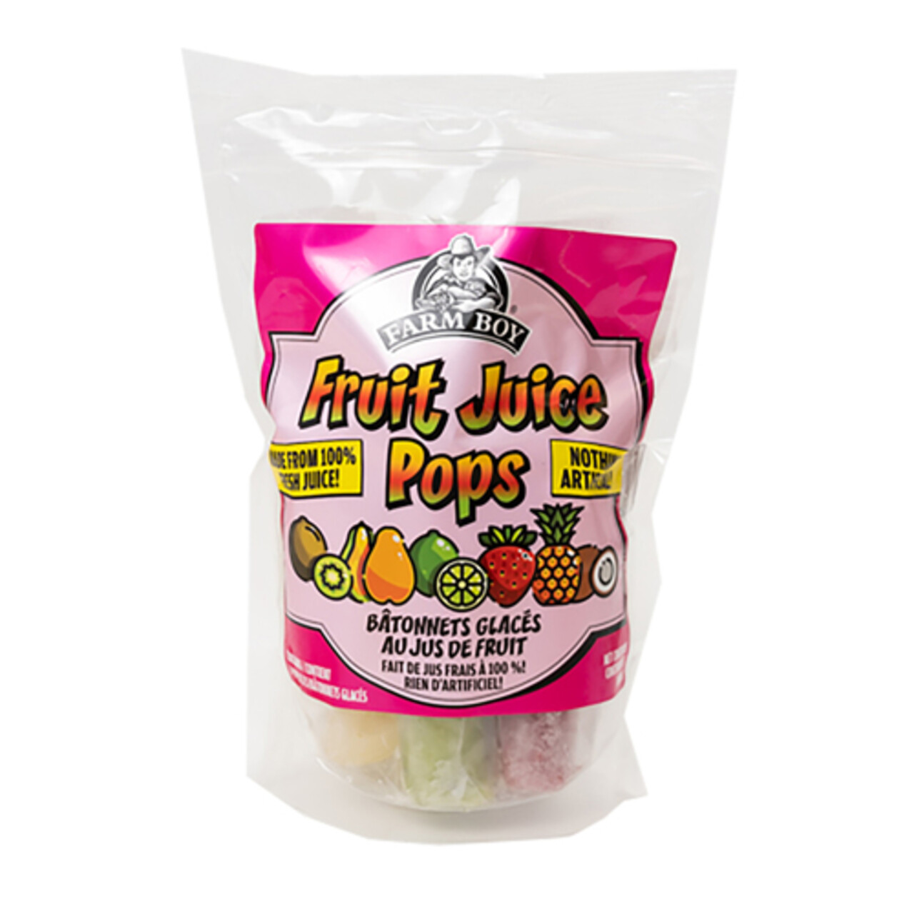Farm Boy Frozen Fruit Juice Pops 360 ml - Voilà Online Groceries & Offers