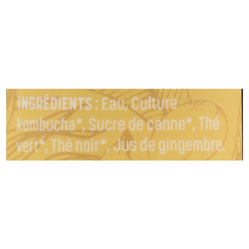 Bucha Brew Kombucha Ginger Can 355 ml - Voilà Online Groceries & Offers