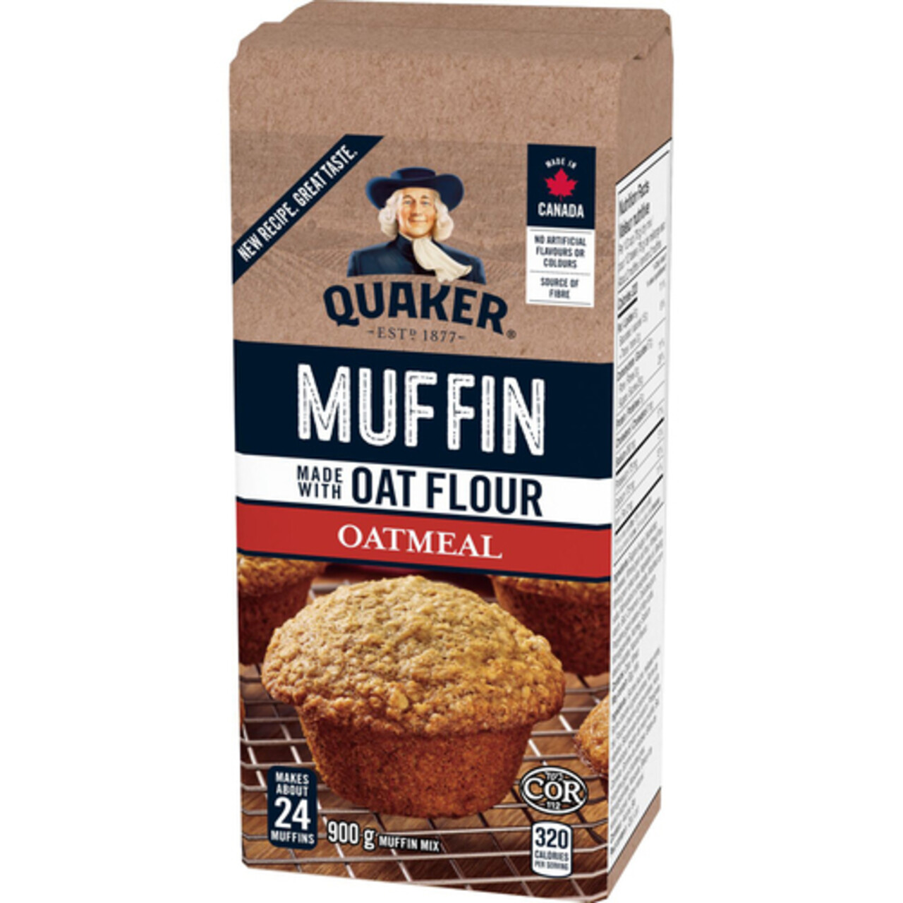 Quaker Oat Flour Oatmeal Muffin Mix 900 g - Voilà Online Groceries & Offers