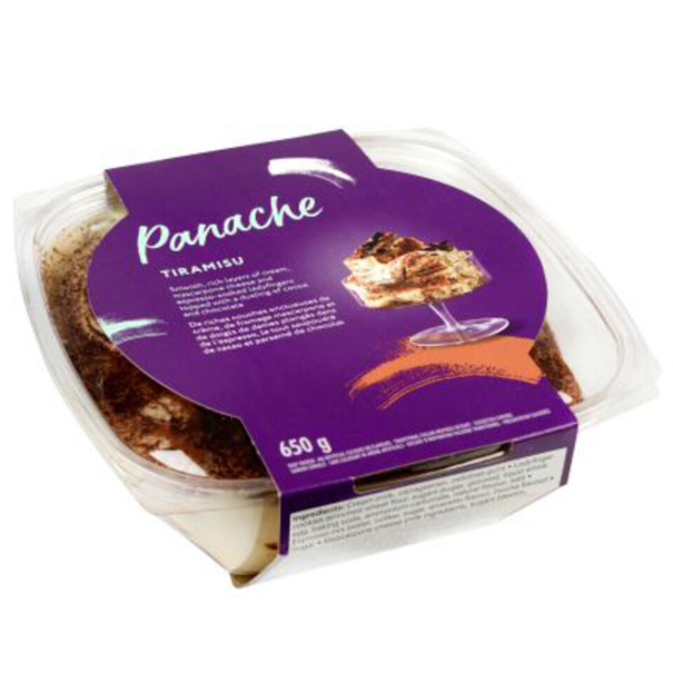 Panache Dessert Tiramisu 650 g (frozen) - Voilà Online Groceries & Offers