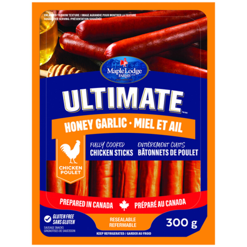 Maple Lodge Farms Honey Garlic Chicken Sticks 300 g - Voilà Online ...