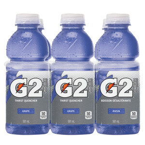 Gatorade G2 Sports Drink Grape 6 x 591 ml (bottles) - Voilà Online ...