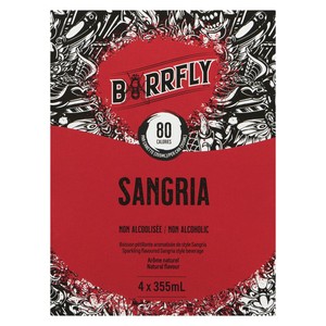 Barrfly Non Alcoholic Beverage Sangria 4 x 355 ml (cans) - Voilà Online ...
