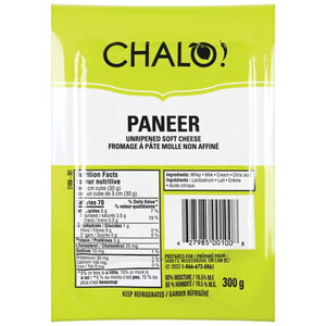 Chalo! Paneer Soft Cheese 300 g - Voilà Online Groceries & Offers