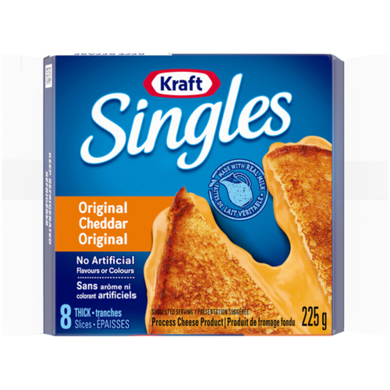 Kraft Processed Cheese Product Original Cheddar 225 g - Voilà Online ...