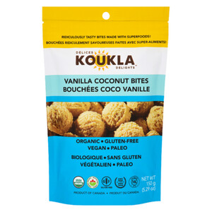 Koukla Delights Gluten-Free Bites Vanilla Coconut 150 g - Voilà Online ...