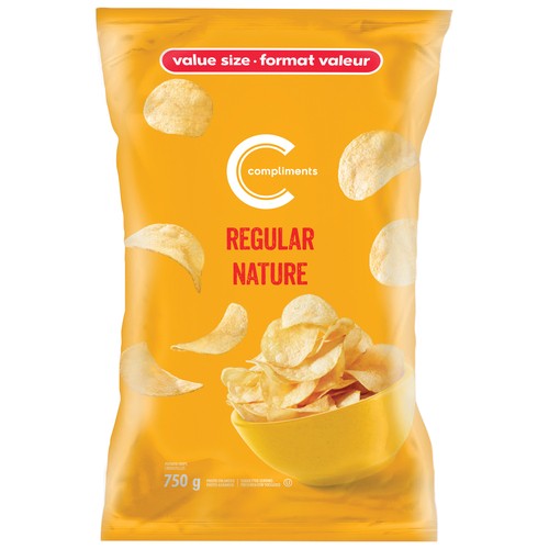 Compliments Potato Chips Regular 750 g - Voilà Online Groceries & Offers