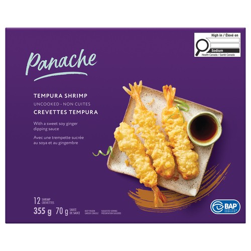Panache Frozen Shrimp Tempura 355 g - Voilà Online Groceries & Offers
