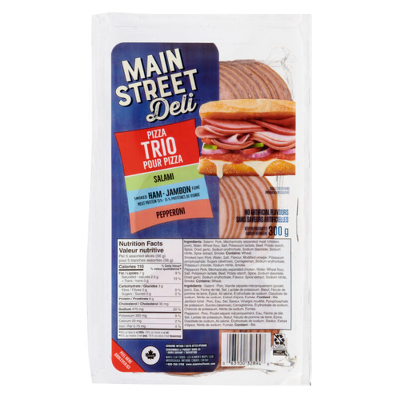 Main Street Deli Pizza Meat Trio Pack 300 g - Voilà Online Groceries ...
