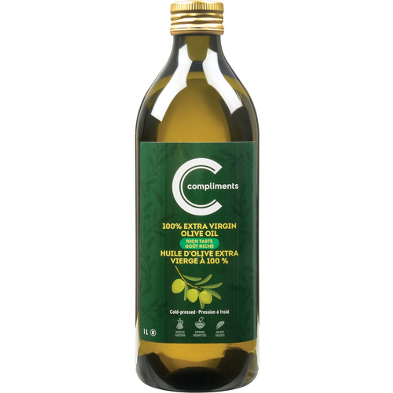 Compliments Olive Oil Extra Virgin 1 L - Voilà Online Groceries & Offers