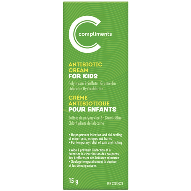 Compliments Antibiotic Cream For Kids 15 g - Voilà Online Groceries ...
