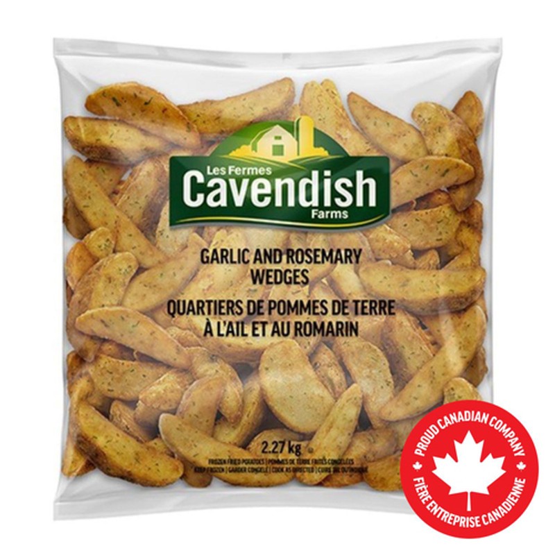 Cavendish Farms Potato Wedges Garlic & Rosemary Club Pack 2.27 kg ...