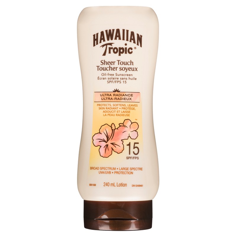 Hawaiian Tropic Sunscreen Lotion SPF 15 Sheer Touch 240 ml - Voilà ...