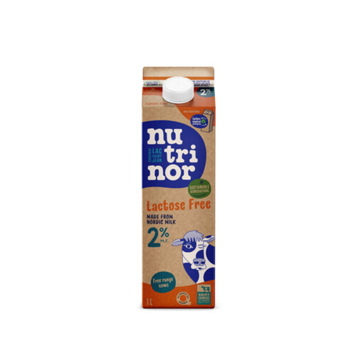 Nutrinor Lactose Free 2% Milk 1 L - Voilà Online Groceries & Offers