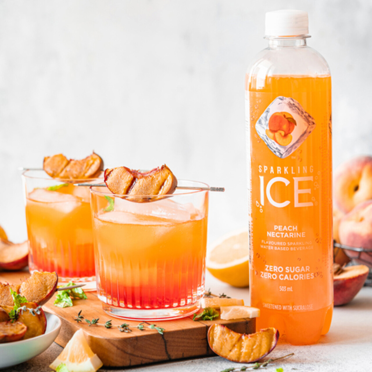Sparkling Ice Sparkling Water Peach Nectarine 503 ml (bottle) - Voilà Online Groceries & Offers