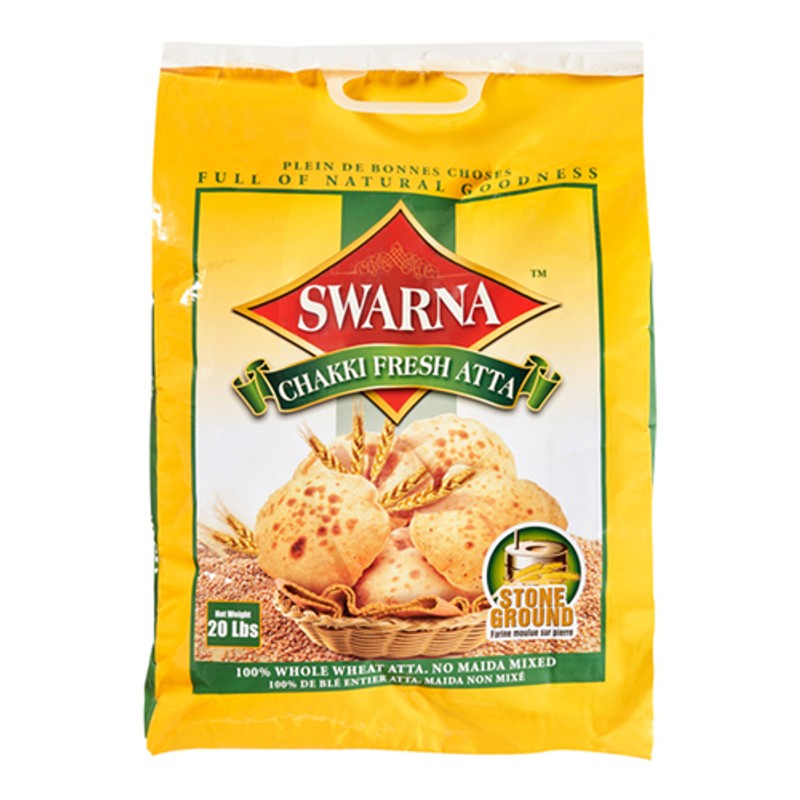 Swarna Atta Flour Multi Grain 9.07 kg - Voilà Online Groceries & Offers