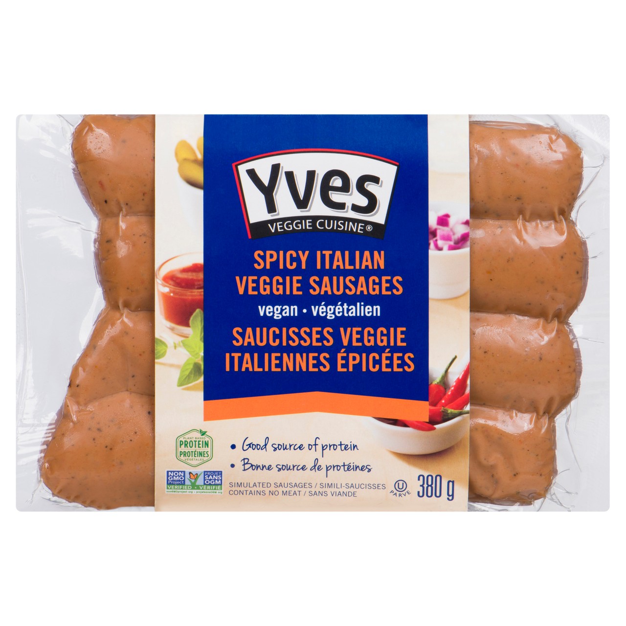 Yves Veggie Cuisine Spicy Italian Veggie Sausage 380 g - Voilà Online ...