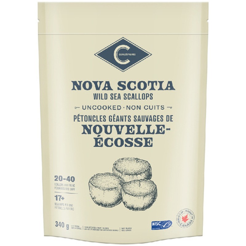 Compliments Frozen Wild Sea Scallops Nova Scotia 340 g - Voilà Online ...